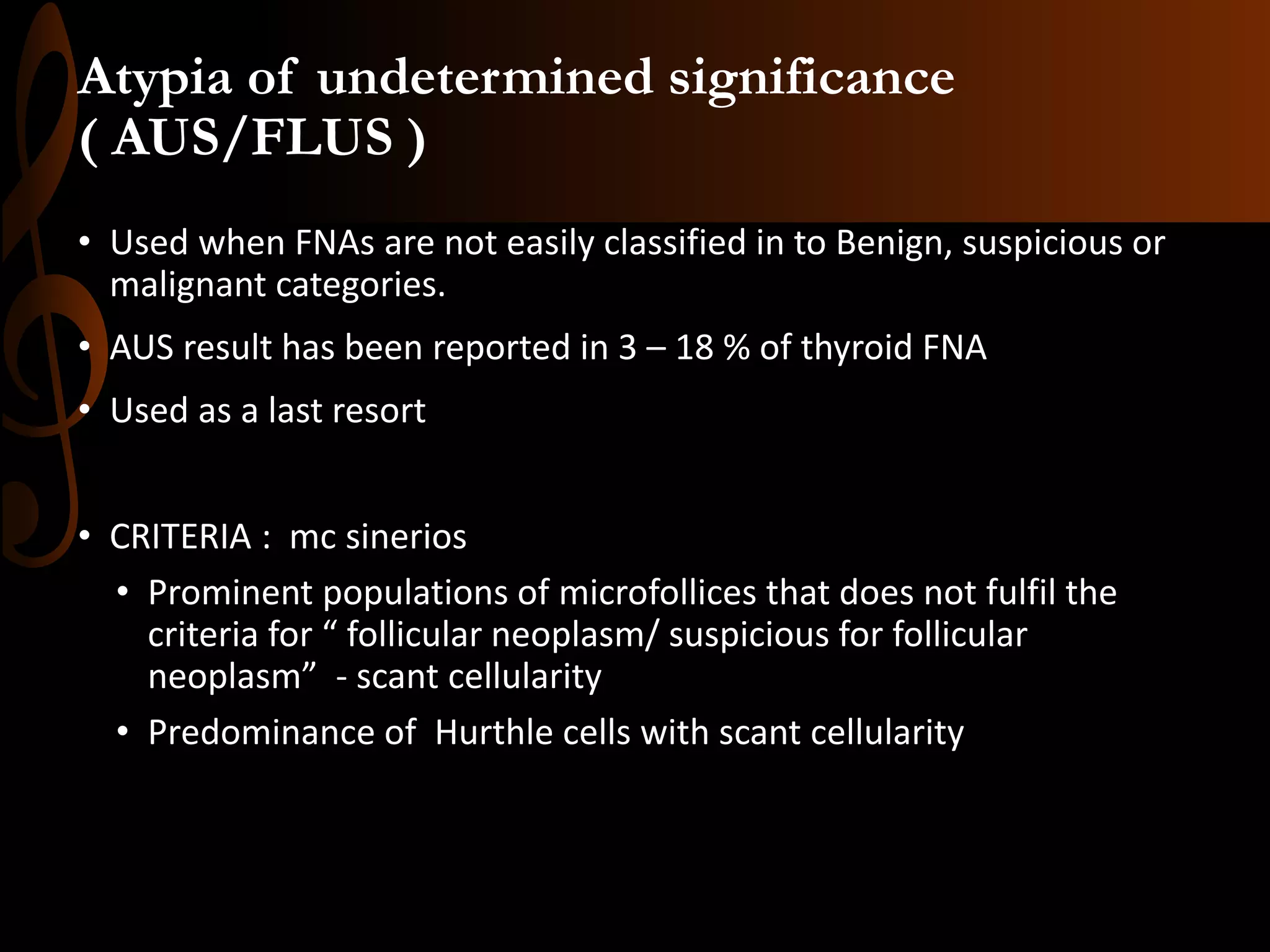 The bethesda system for reporting thyroid cytopathology | PPTX