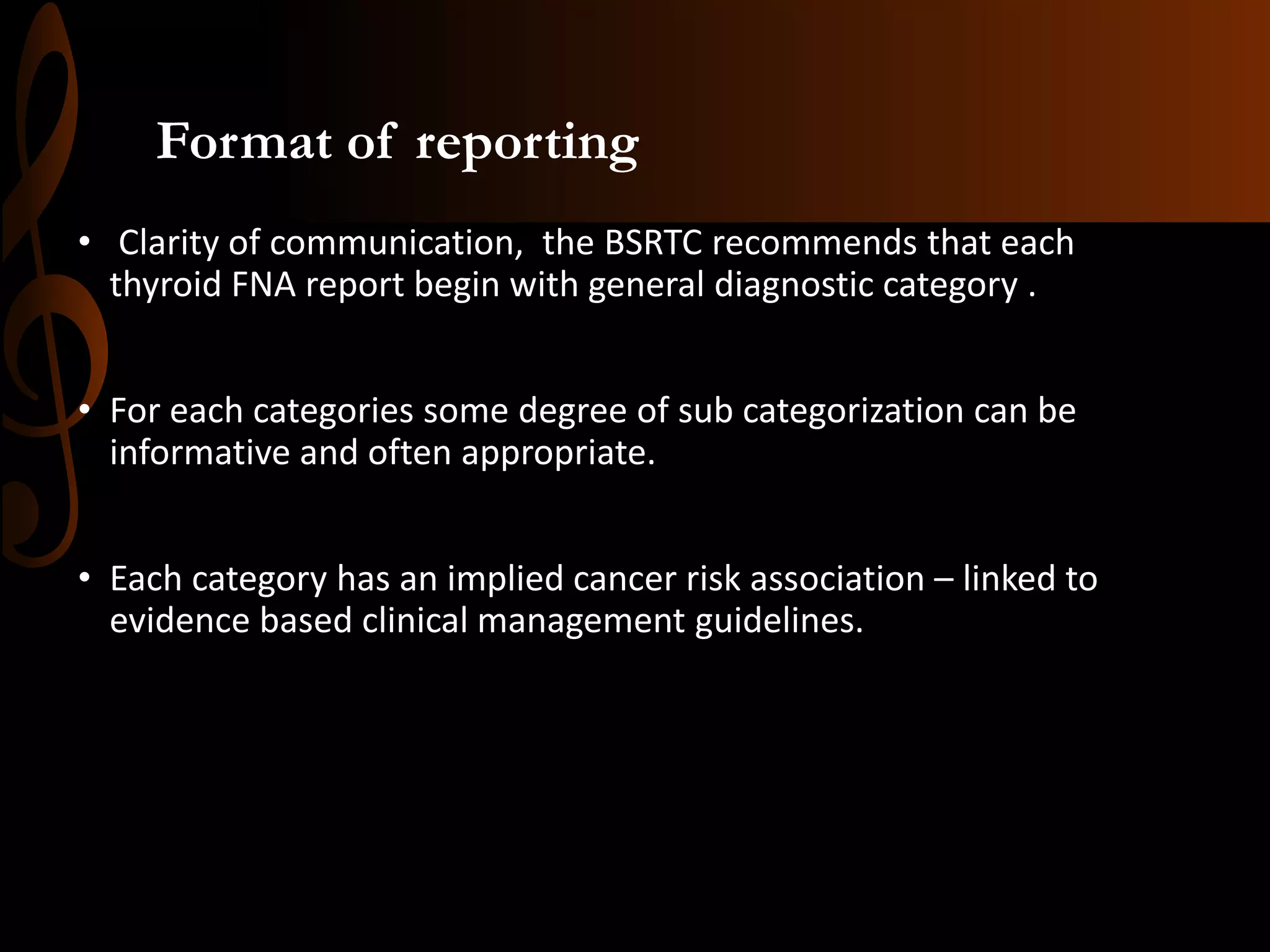The bethesda system for reporting thyroid cytopathology | PPTX