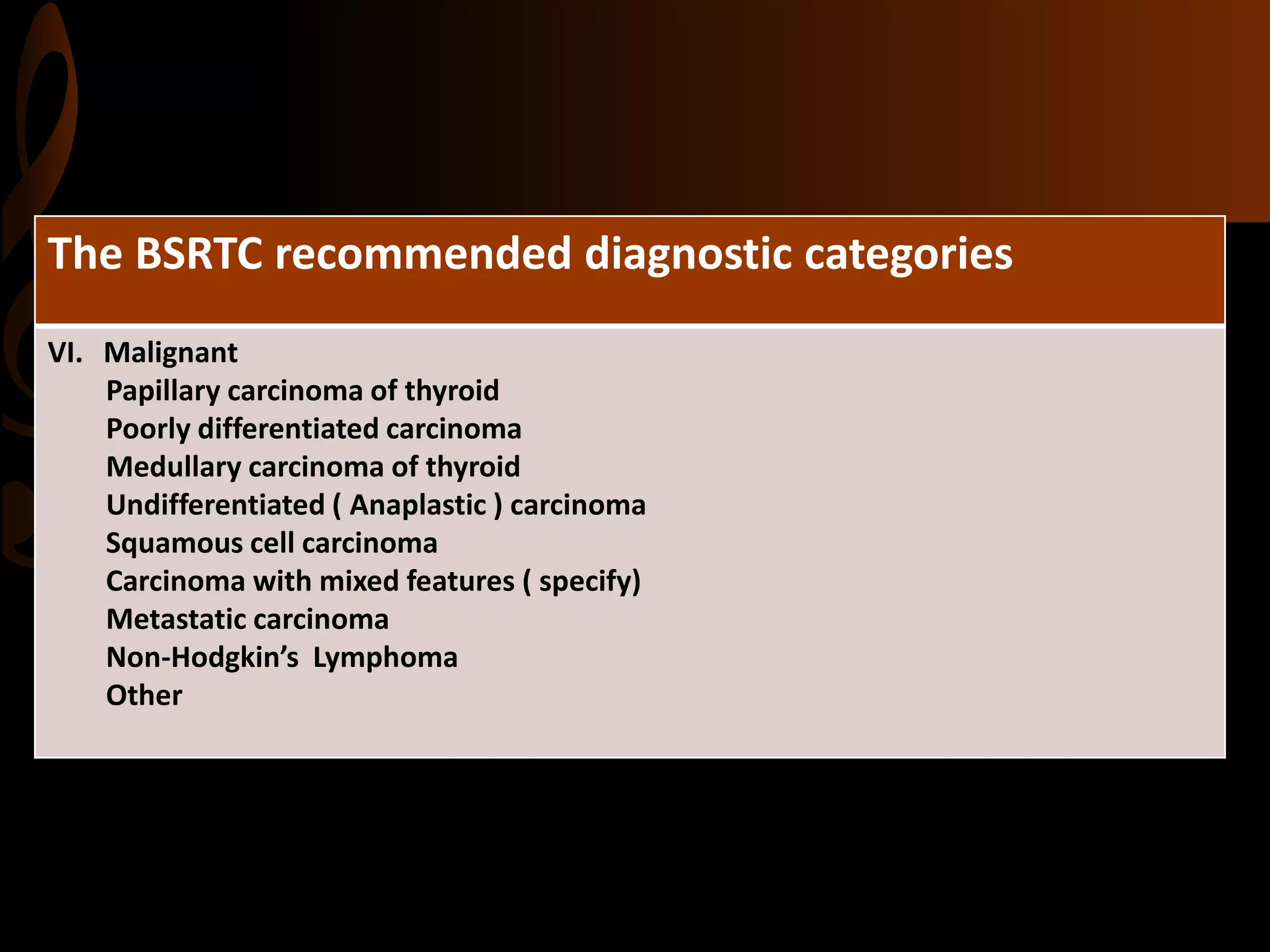 The bethesda system for reporting thyroid cytopathology | PPTX