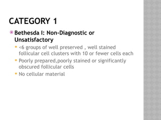 THE BETHESDA SYSTEM FOR THYROID REPORTING CYTOPATHOLOGY.pptx
