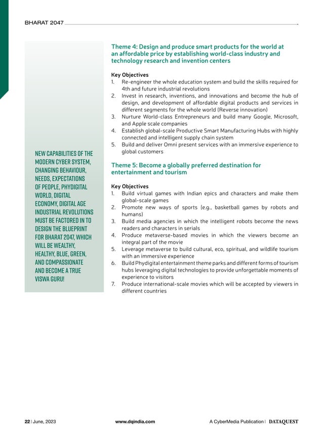 Bharat 2047 Vision Powered by Technologies | PDF