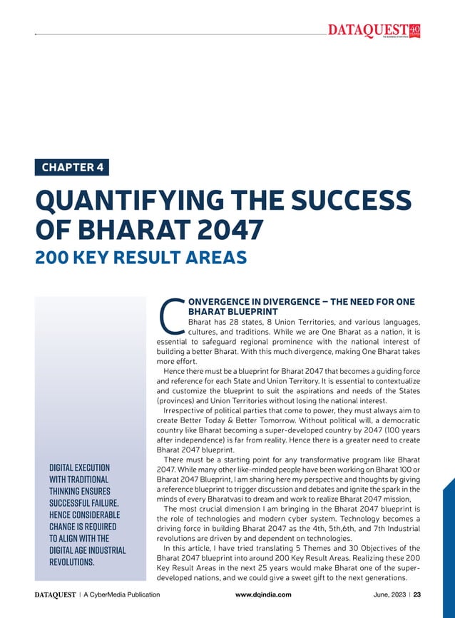 Bharat 2047 Vision Powered by Technologies | PDF