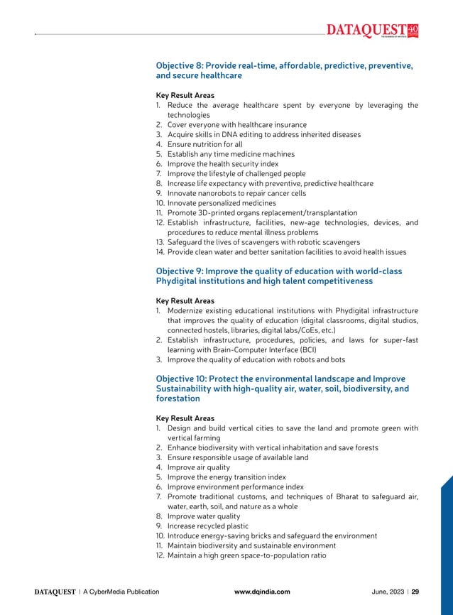 Bharat 2047 Vision Powered by Technologies | PDF