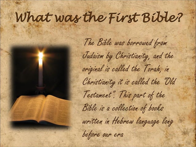 The bible | PPT