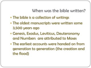 The Bible | PPT