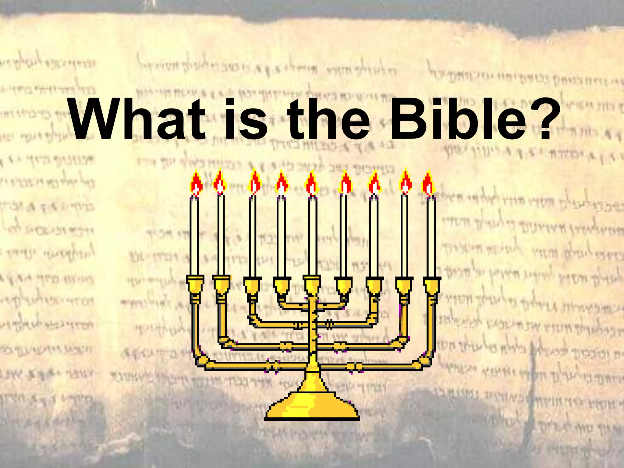 THE BIBLE .ppt
