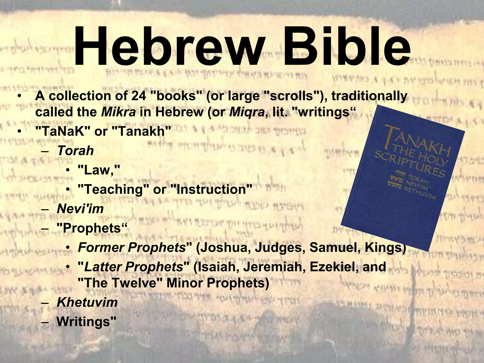 THE BIBLE .ppt