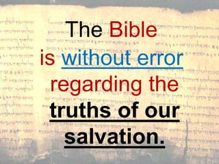 THE BIBLE .ppt
