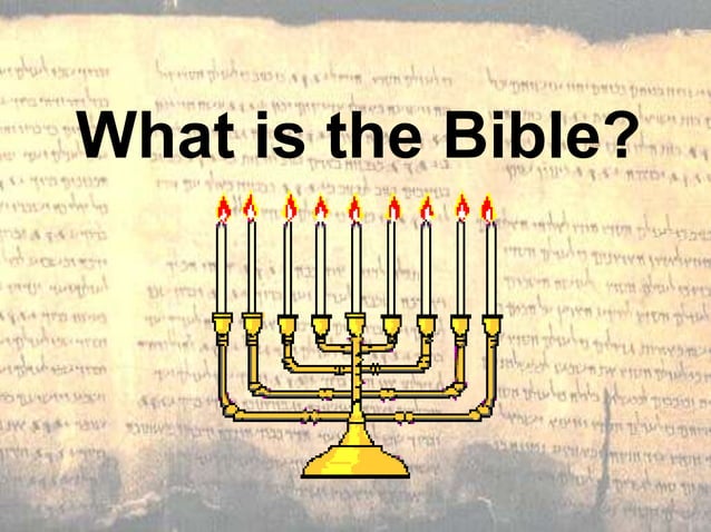THE BIBLE .ppt