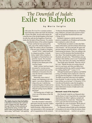 The bible and archaeology part ii good news magazine | PDF