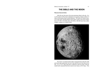 The bible and the moon elimringi moshi | PDF