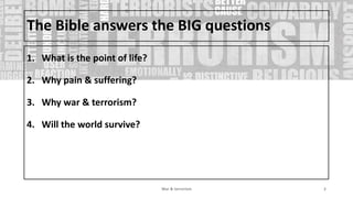 The bible answers the big questions | PPT