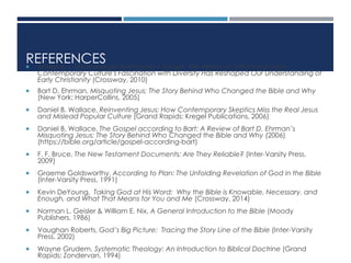 The Bible in History And Context | PPTX