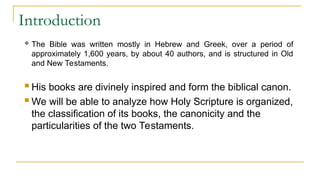 The Biblical Canon about the whole Bible.ppt