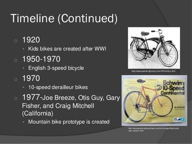 Evolution Project- The Bicycle