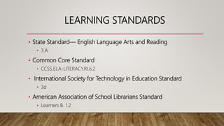 The Big 6 Lesson Introduction | PPTX