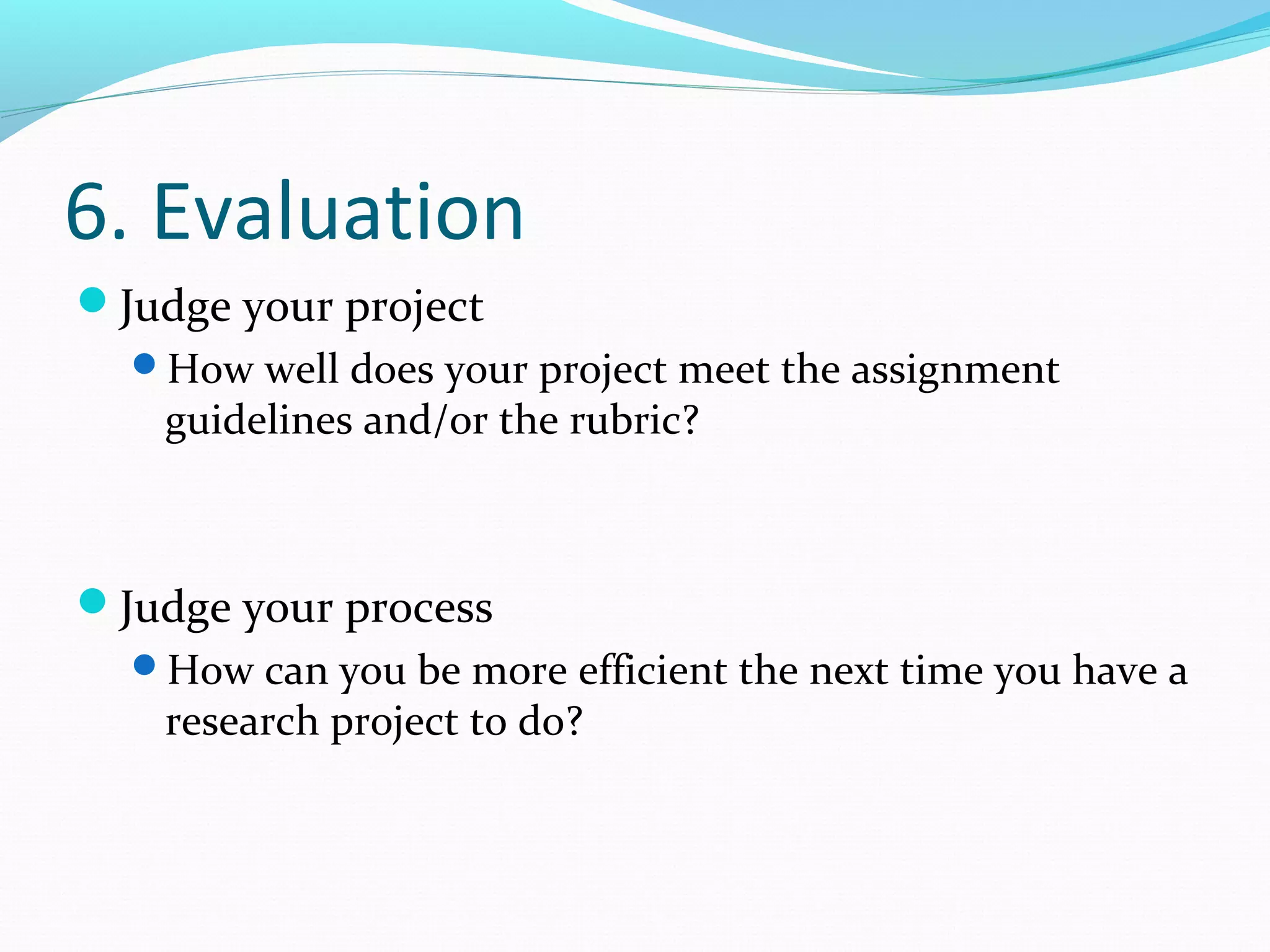 The big 6 research method | PPT