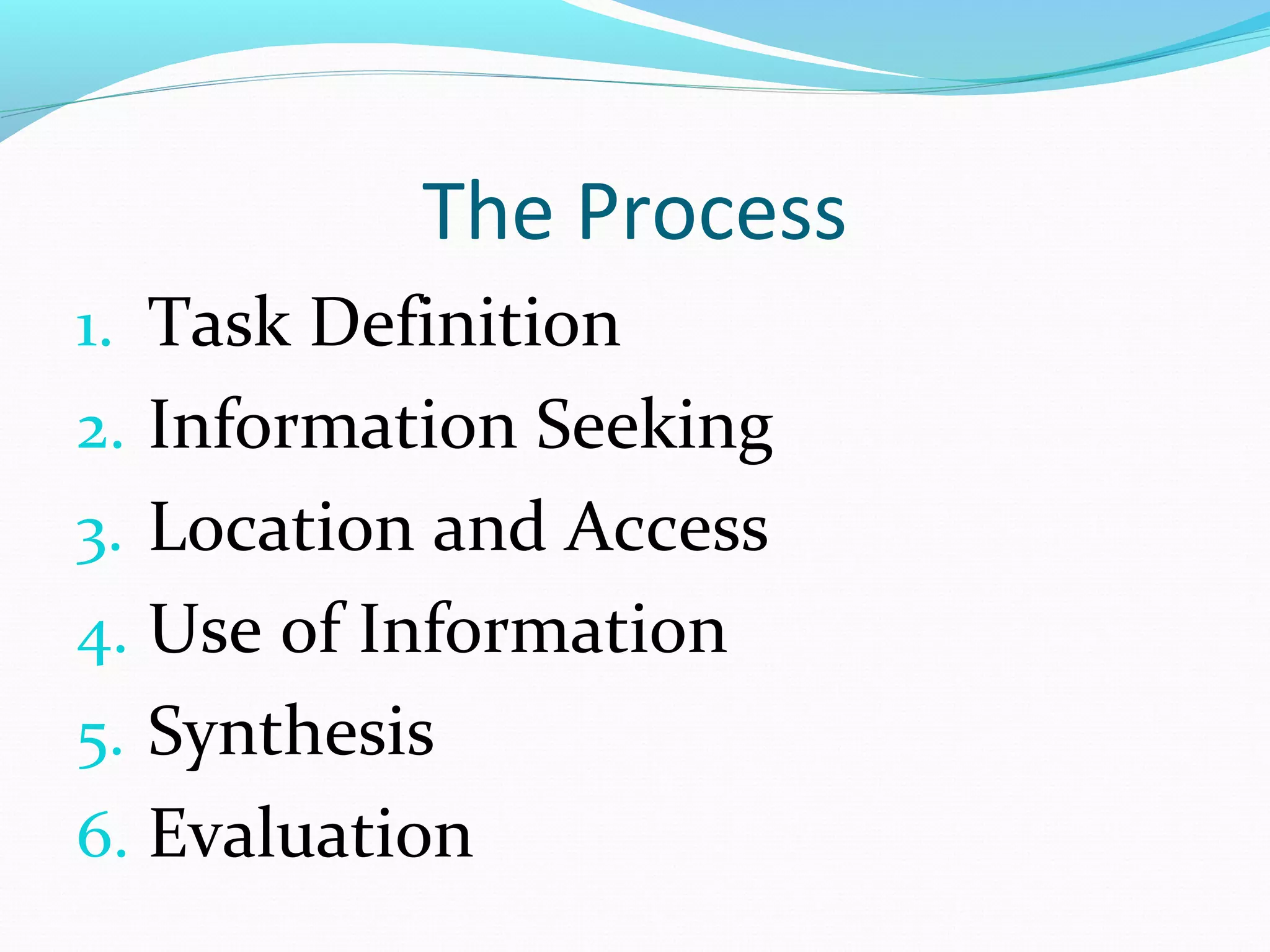 The big 6 research method | PPT