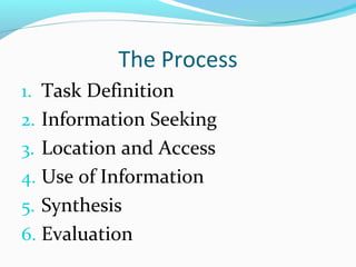 The big 6 research method | PPT