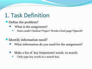 The big 6 research method | PPT