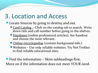 The big 6 research method | PPT