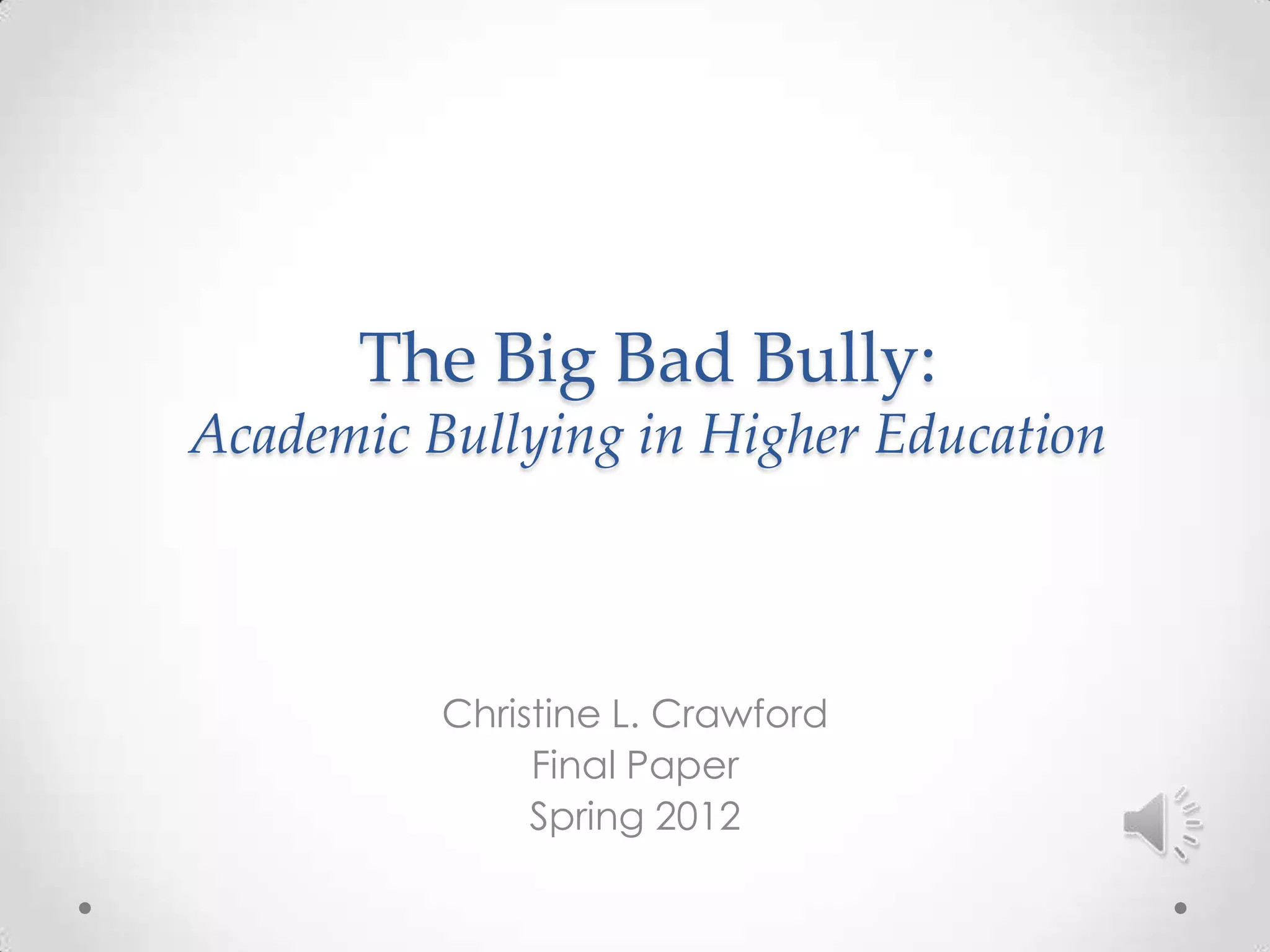 The big bad bully | PPTX
