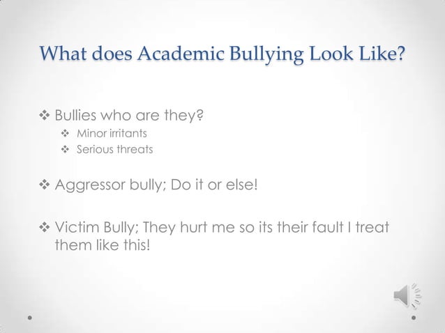 The big bad bully | PPT