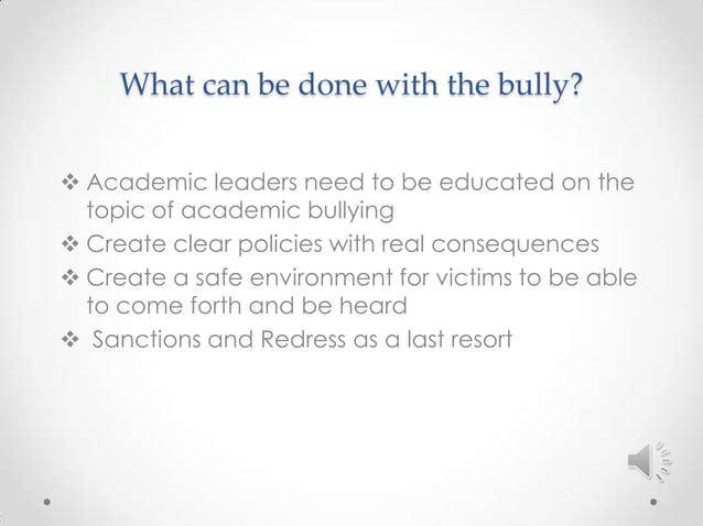 The big bad bully | PPT