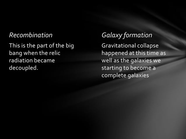 The big bang | PPT