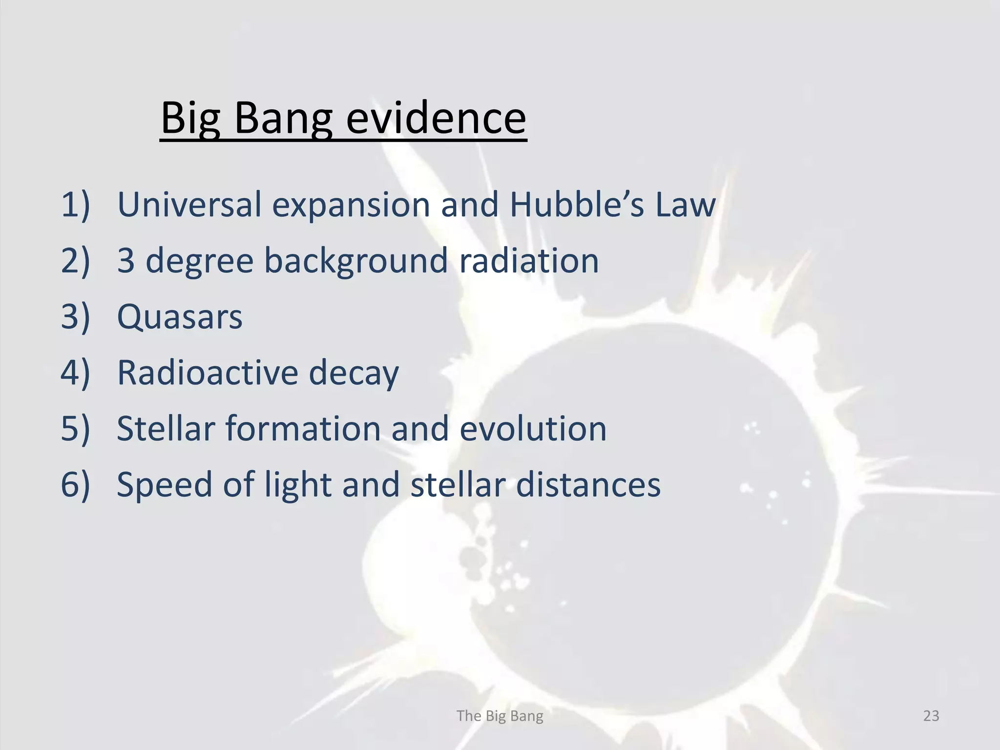 The Big Bang | PPTX
