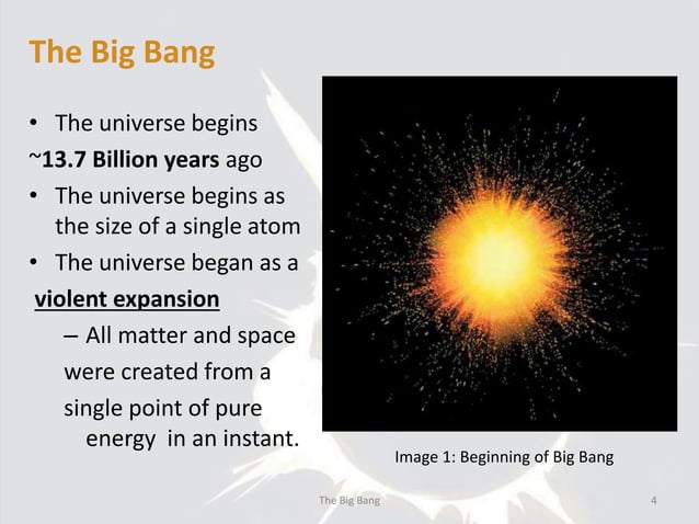 The Big Bang | PPTX | Physics | Science