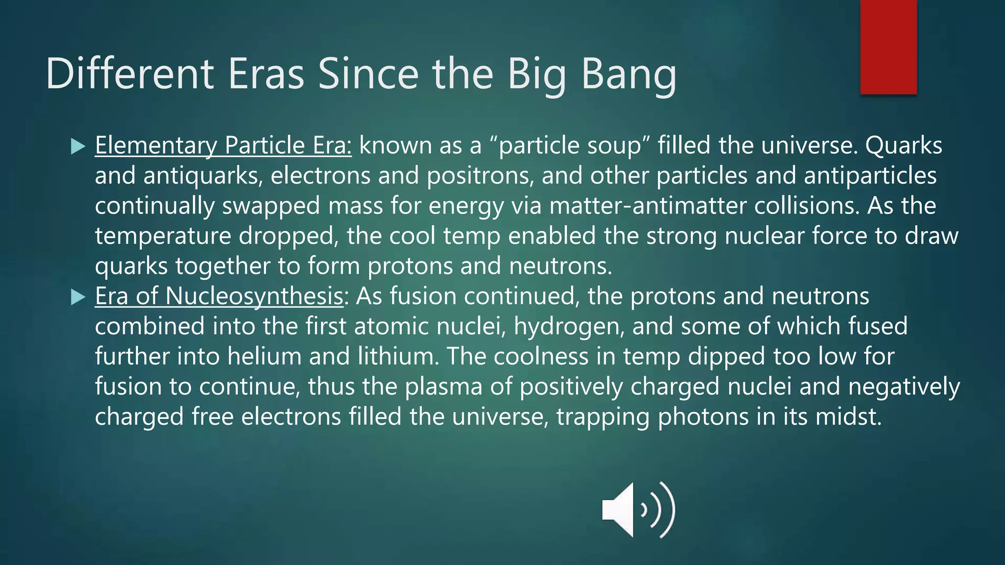 The big bang project | PPTX