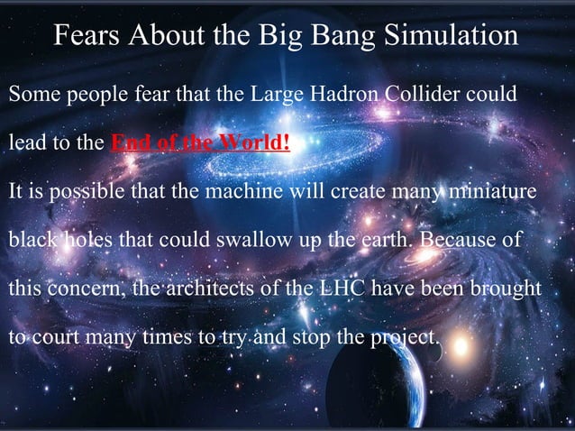 The Big Bang Simulation | PPT | Physics | Science