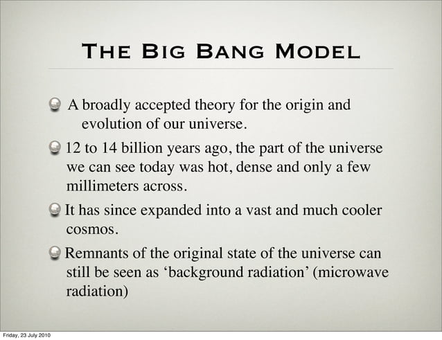 The big bang theory | PDF | Physics | Science