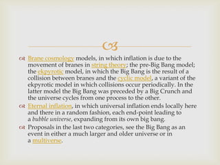The Big Bang theory | PPTX