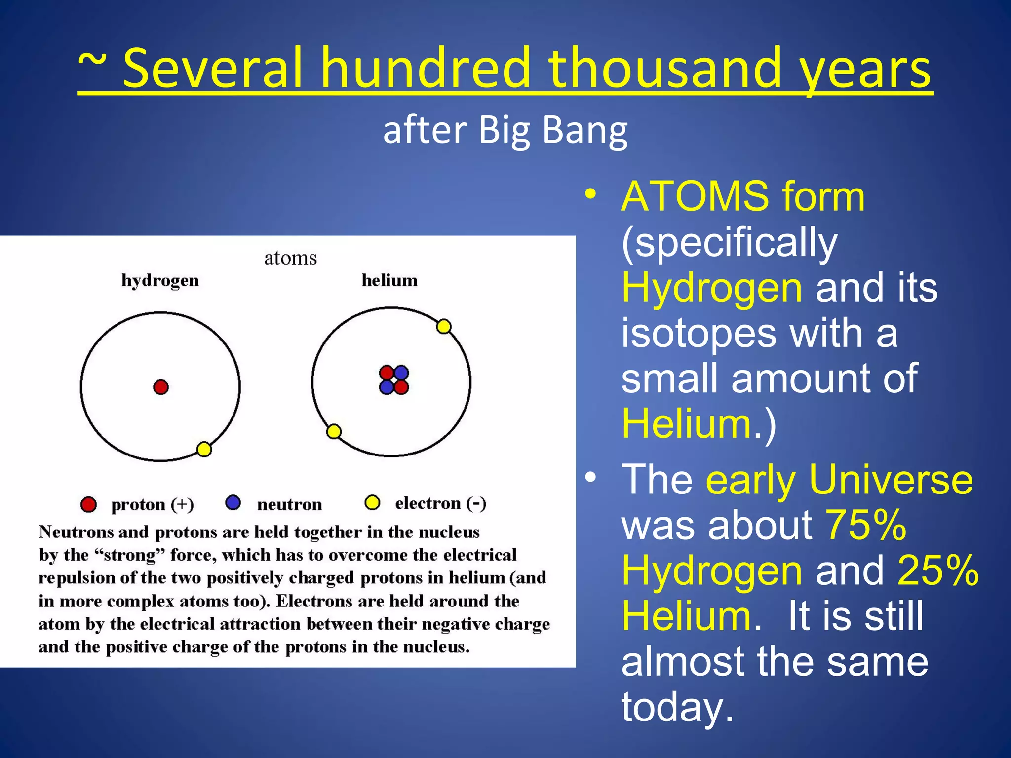 Earth Science Astronomy - The big bang theory | PPT