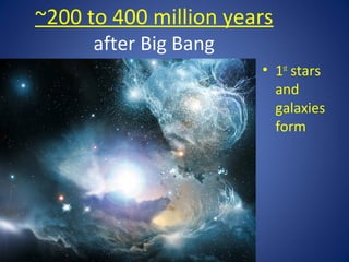 Earth Science Astronomy - The big bang theory | PPT
