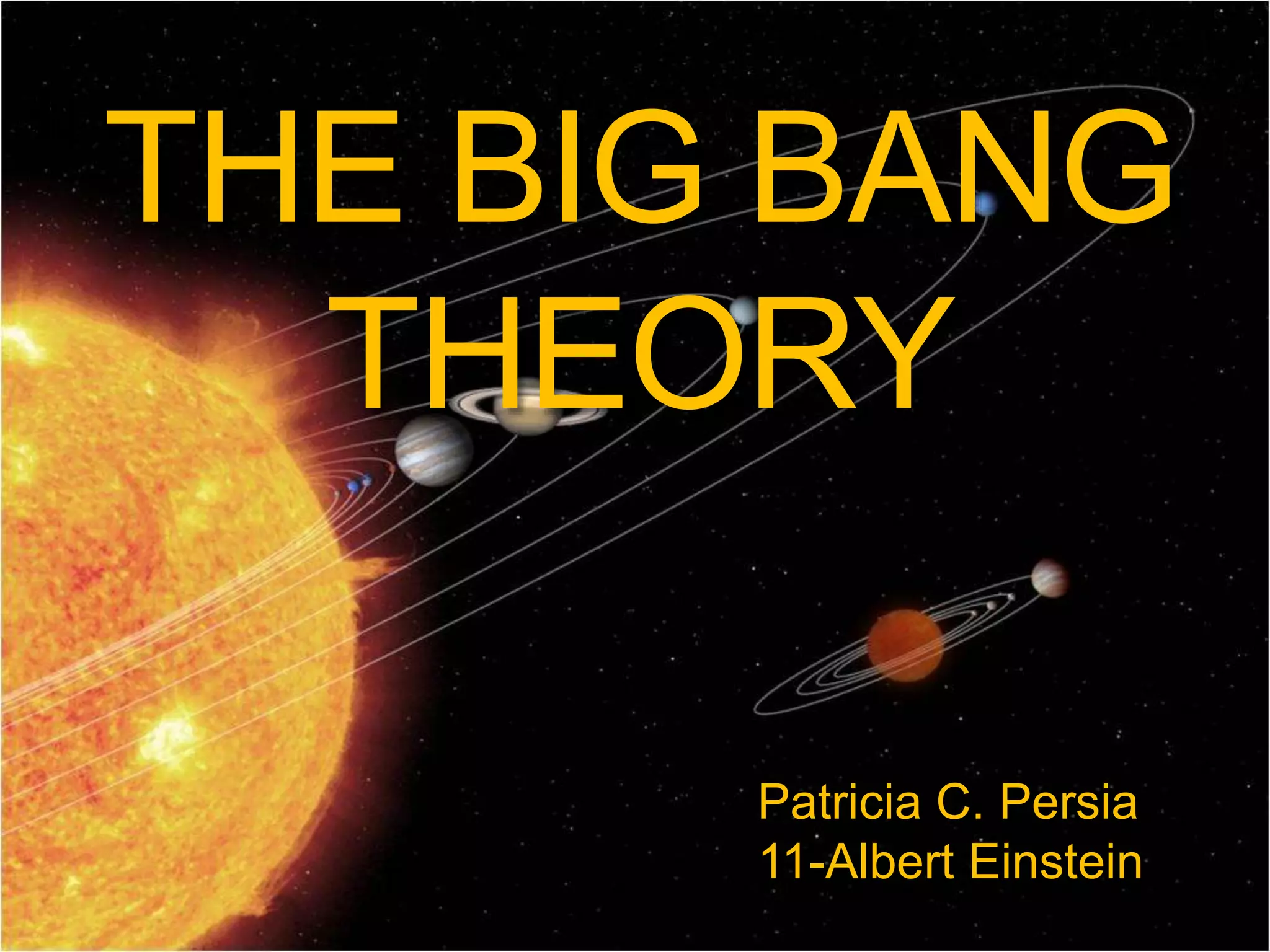 THE BIG BANG THEORY | PPTX