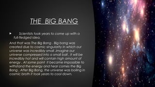THE BIG BANG THEORY .pptx
