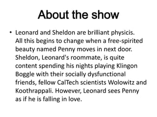 The Bigbang Theory Alice | PPTX