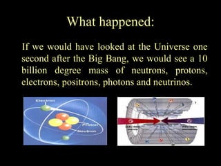 The big bang theory (1) | PPT | Space and Astronomy | Science