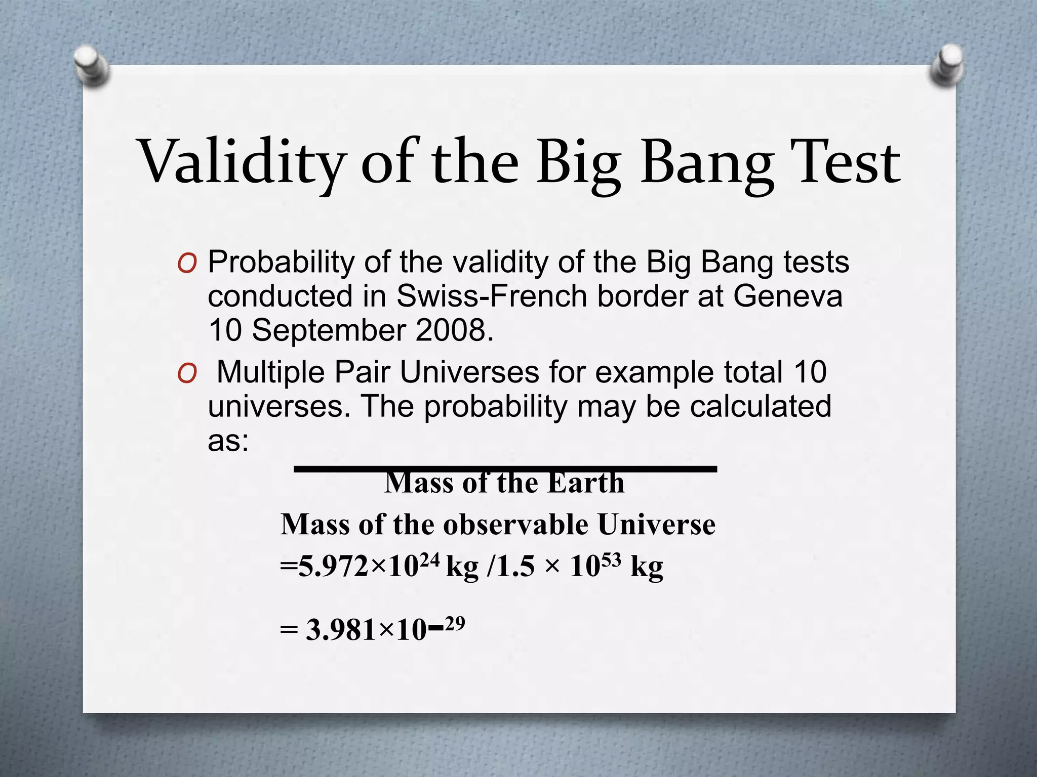 The big bang theory an analysis in the light of Quran | PPTX