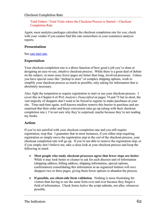 The big book of key performance indicators by eric peterson