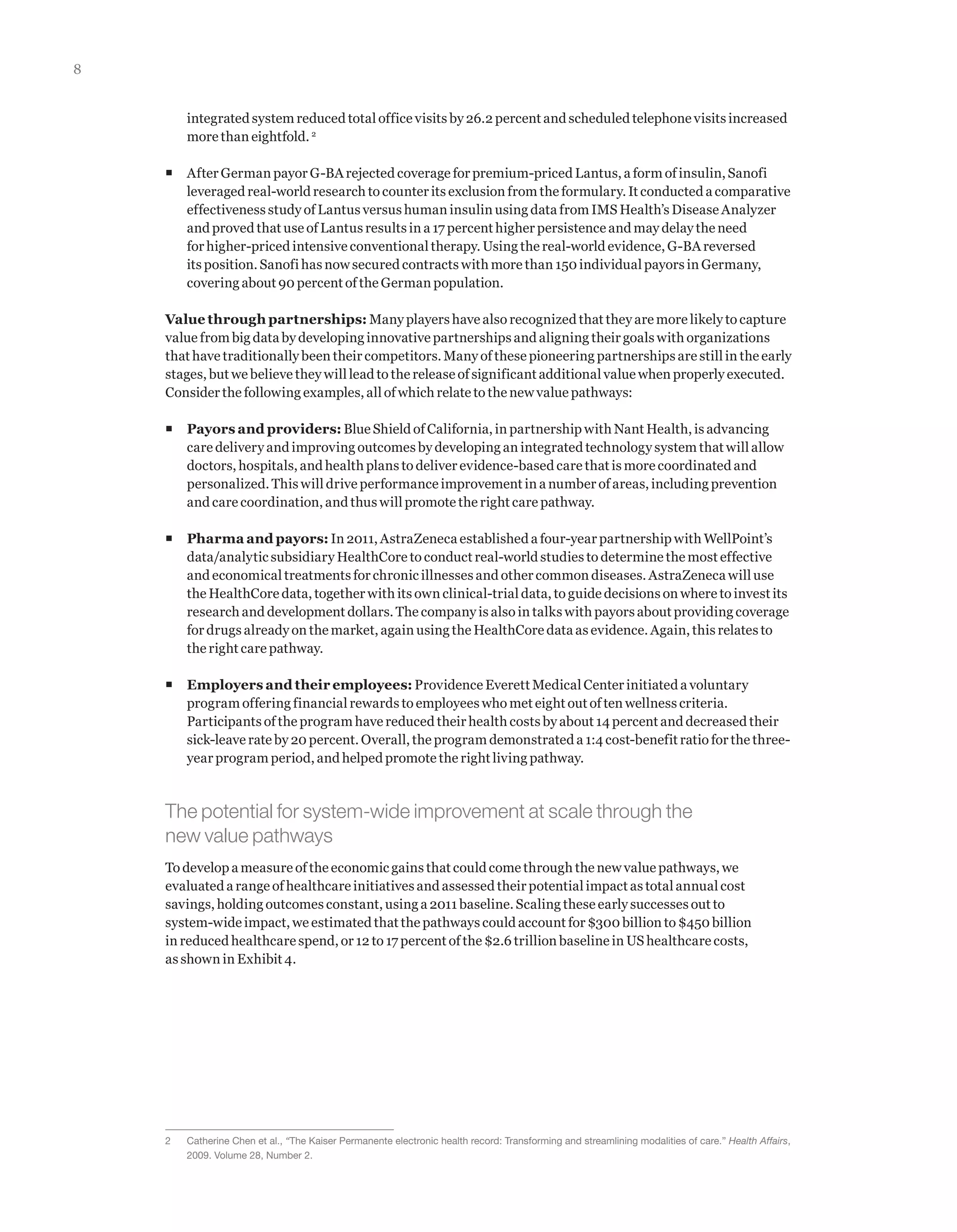 The 'big data' revolution in healthcare Mckinsey Report | PDF