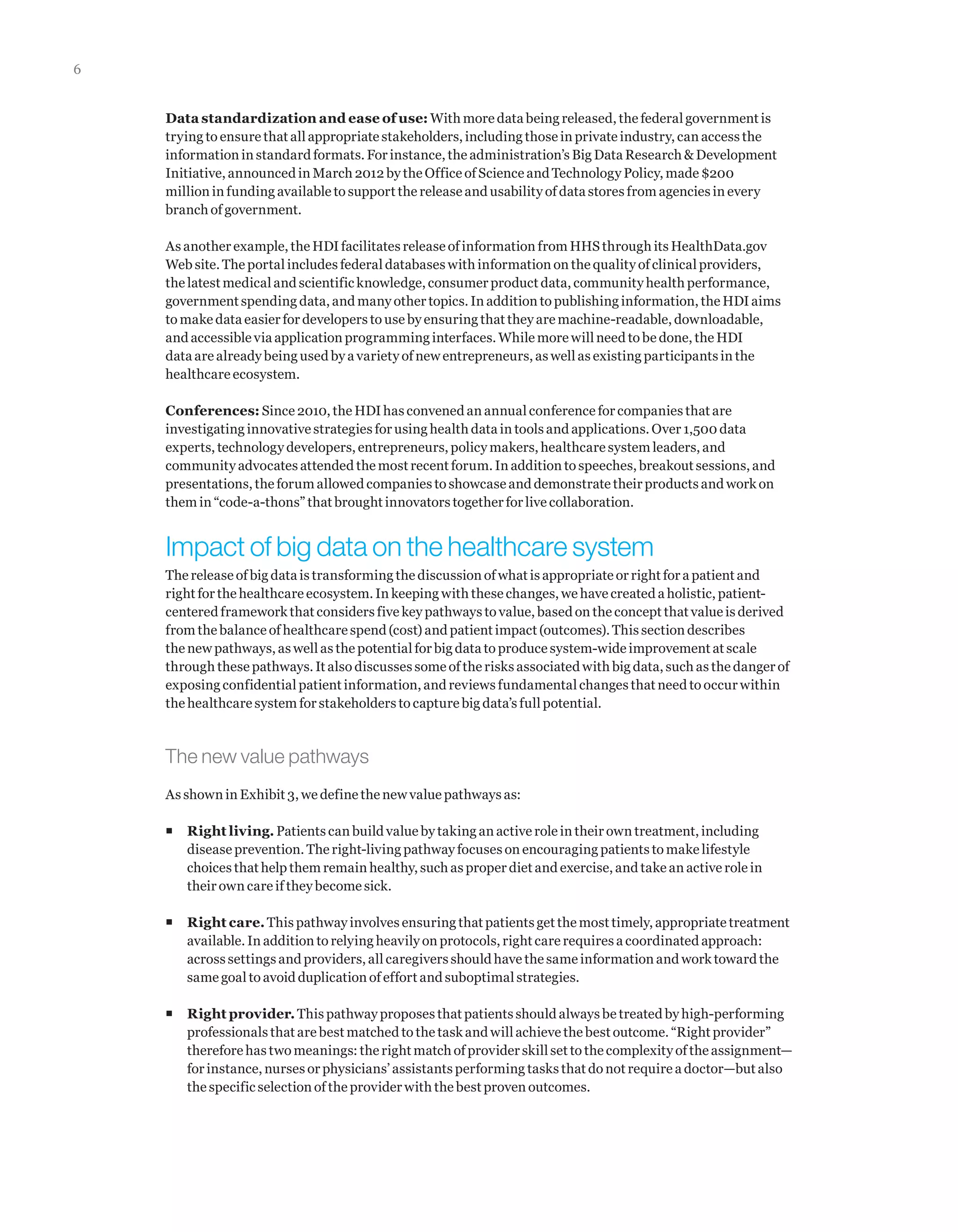 The 'big data' revolution in healthcare Mckinsey Report | PDF