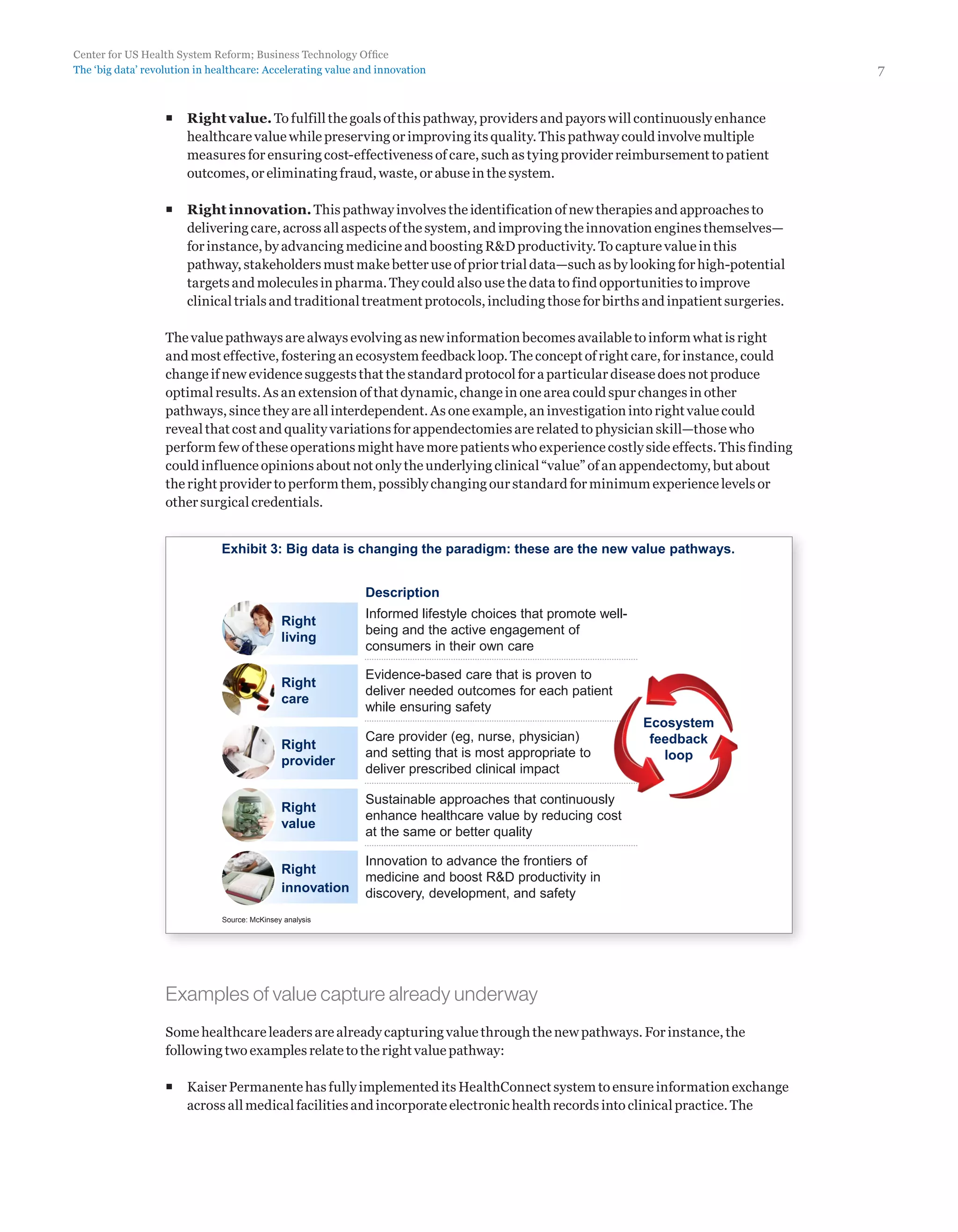 The 'big data' revolution in healthcare Mckinsey Report | PDF