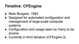 Configuration Management - Finding the tool to fit your needs | PPT