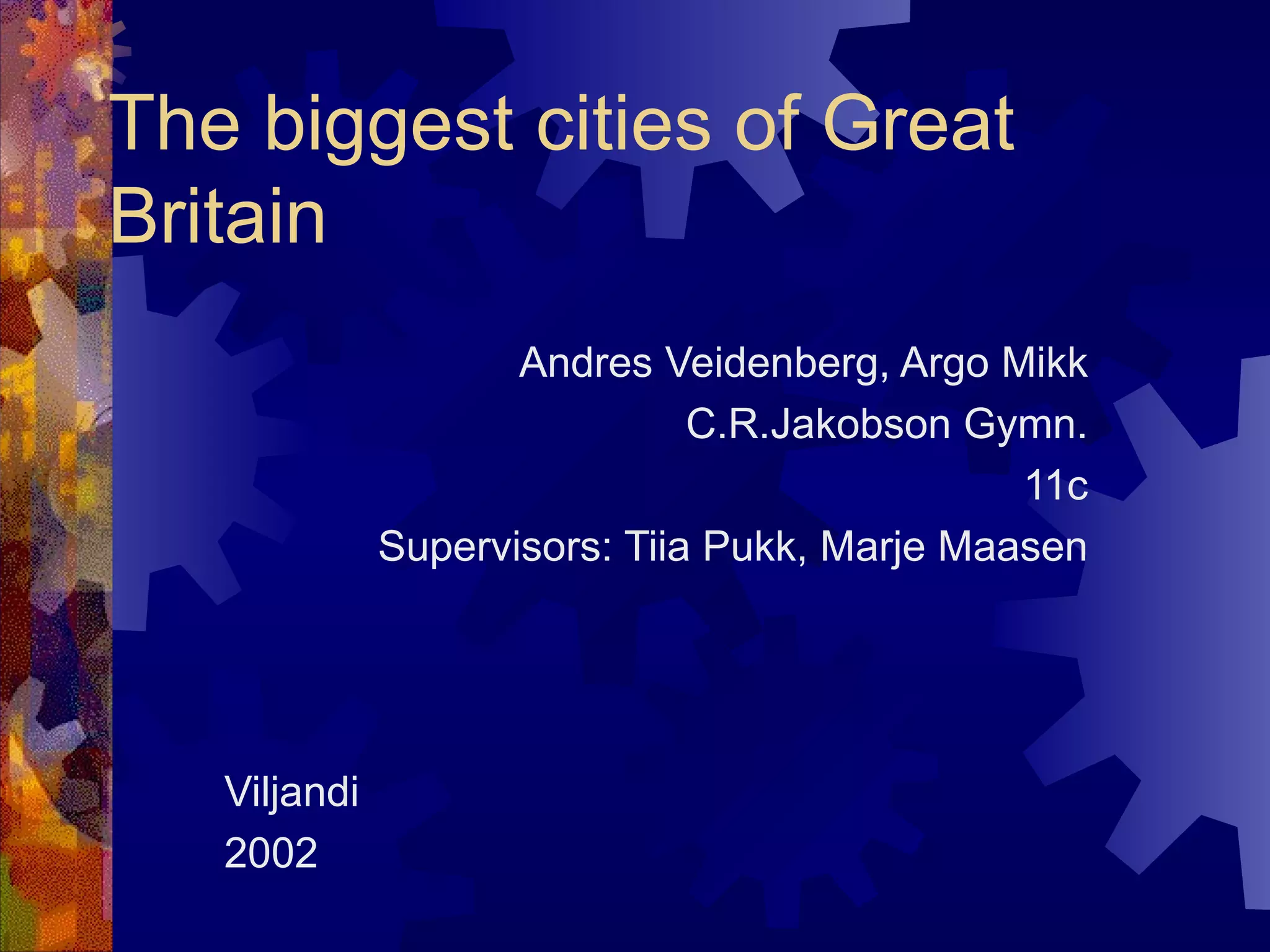 The biggest cities of great britain | PPT