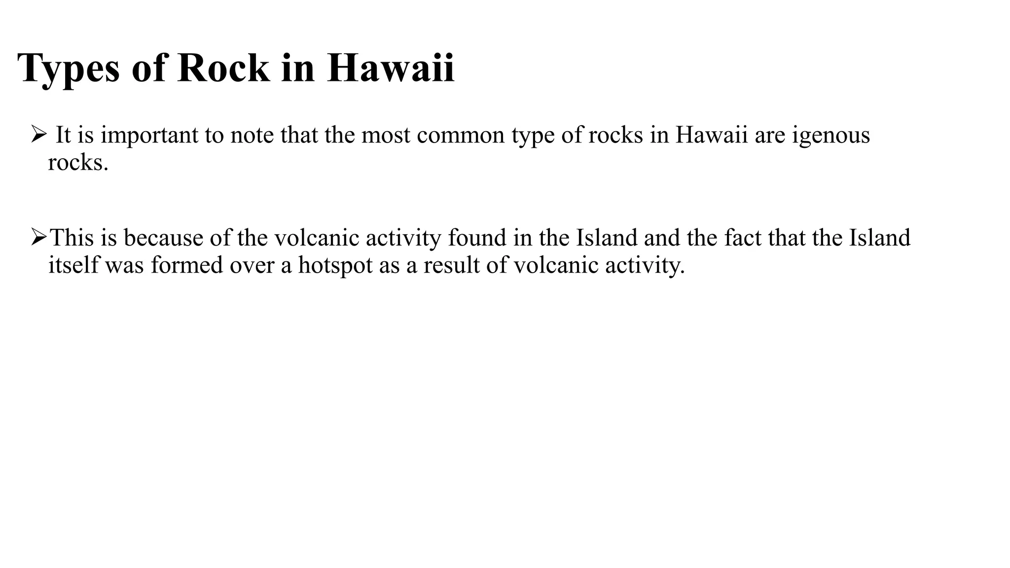The big island of hawaii presentation | PPTX