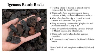 The big island of hawaii presentation | PPTX